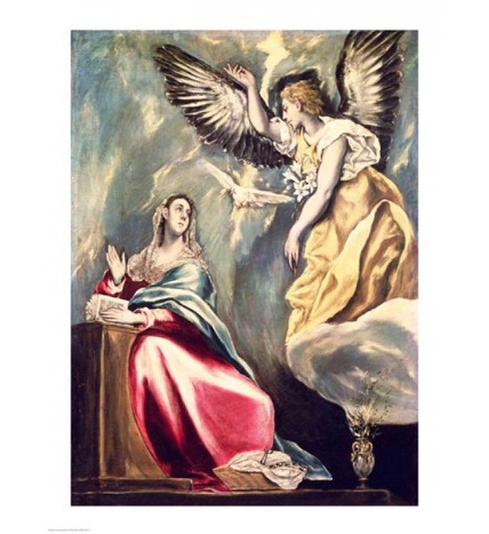 Trinx The Annunciation On Paper by El Greco Painting | Wayfair